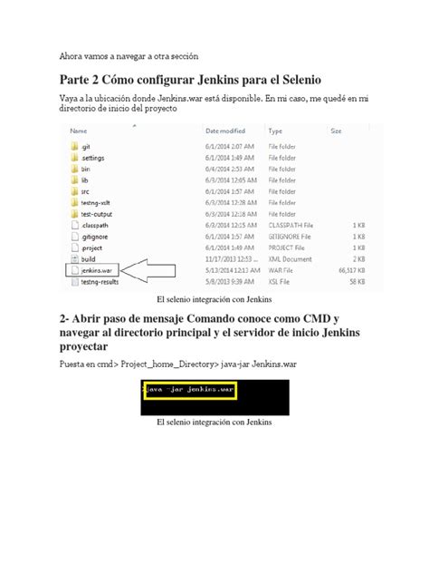 Selenium And Jenkins Pdf Java Lenguaje De Programación Archivo De Computadora