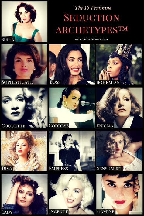 The 13 Feminine Seduction Archetypes™ Quiz Women Love Power®
