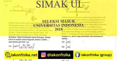 Pembahasan Soal Simak Ui Kemampuan Ipa Fisika Pdf Dan Video