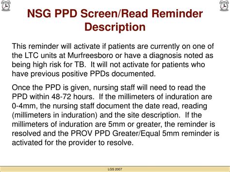 Ppt Ppd Clinical Reminders Documentation Powerpoint Presentation