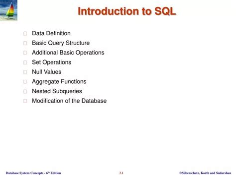 Ppt Introduction To Sql Powerpoint Presentation Free Download Id