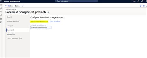 D365 Release 10 0 40 With Docentric 3 4 8 2 Cannot Access Sharepoint