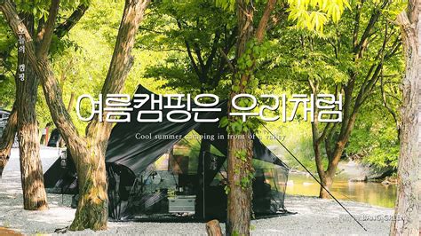 여름의 맛 계곡캠핑 │ 벌레없이 산뜻하게 캠핑을 즐기는 방법 │ 4k Camping Vlog 양평 온누리캠핑장 포레스트유 타프 사용기 Youtube