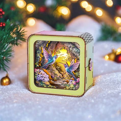 3d Wooden Puzzle Night Light Book Nook Woodbests