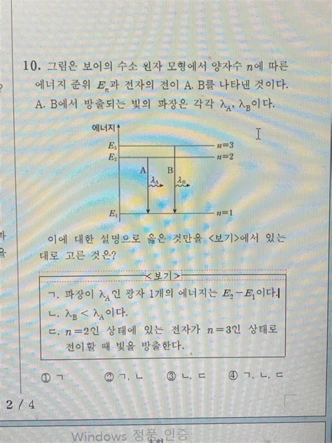 보어의 수소원자모형 지식in