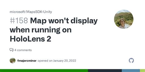 Map Wont Display When Running On Hololens 2 · Issue 158 · Microsoftmapssdk Unity · Github