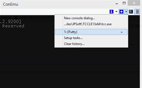 Configuring ConEmu And Putty Thecrumb