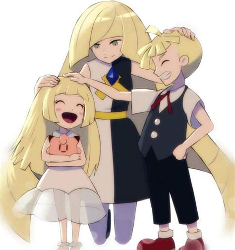 Lillie Lusamine And Gladion Pokemon Moon Lusamine Pokemon Pokemon