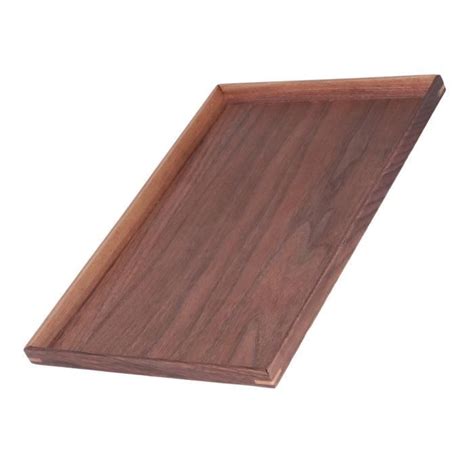 YOSOO Plateau De Service En Noyer Plateau En Bois De Noyer Rectangle Plateau De Service Tenon