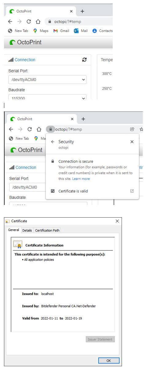 how to get secured access to octoprint easy general octoprint