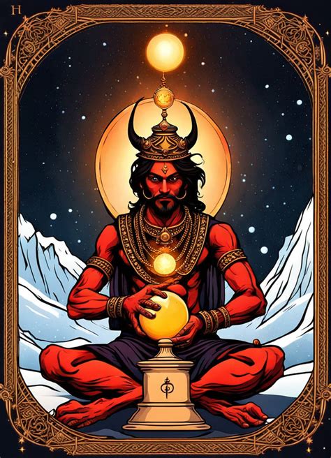 Tarot Card The Devil 3x4 Shani Mantra By Dutch25 On Deviantart