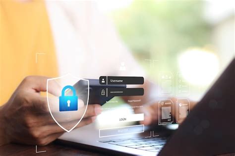 Premium Photo Cyber Security And Security Password Login Online