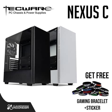 Tecware Nexus C Casing Mid Tower Original Case Computer Clover Gaming
