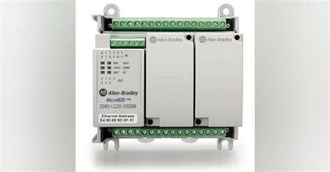 Programmable Logic Controller Rockwell Automations Allen Bradley Micro820 Plc Control Design