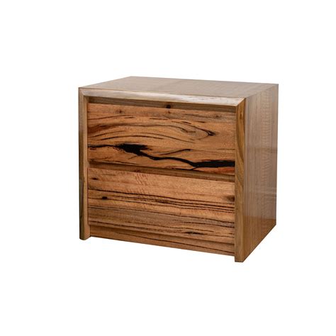 Cooper Bedside Table 2 Drawer Natural Forty Winks