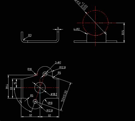 摩托车转向锁支架冲压模具设计【含cad图纸、说明书全套】 Autocad 2007 模型图纸下载 懒石网