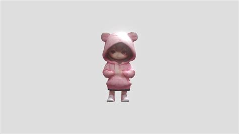 Cute Lowpoly Chibi Girl Download Free 3d Model By Cybersoul