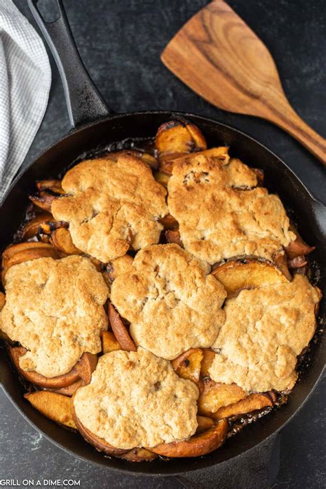 Grilled Peach Cobbler Recipe