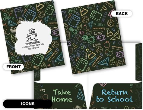 Personalized Folders School Datebooks