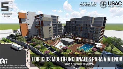 Edificios Multifuncionales Para Viviendazona 7 Ciudad De Guatemala