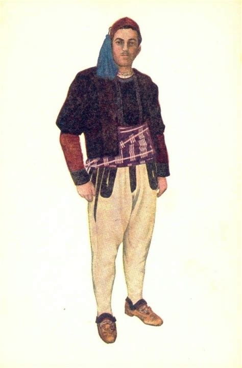 Macedonian Man In Trad Miyak Clothing Of Galičnik