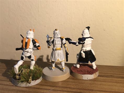 Clone Commanders And Waxer And Boil Are All Painted Up Rswlegion Clone Commanders And Waxer And Boil Are All Painted Up Rswlegion