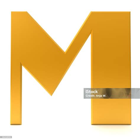 字母 M 黃金3d 符號大寫字母文本呈現圖形字母字元圖示隔離在白色背景 照片檔及更多 剪裁圖 照片 剪裁圖 圖示 大寫字母 Istock