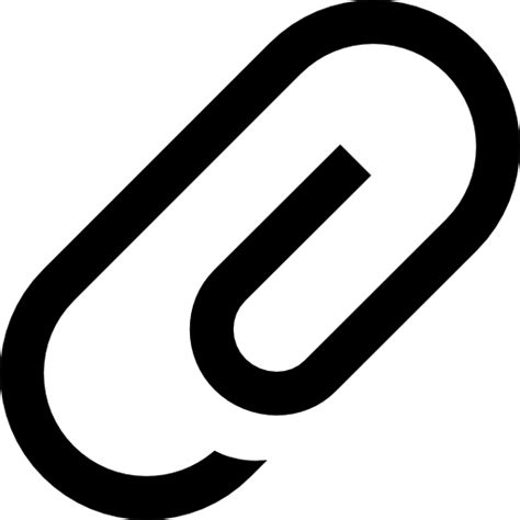 Icône De Symbole Dinterface Diagonale De Pièce Jointe Du Trombone
