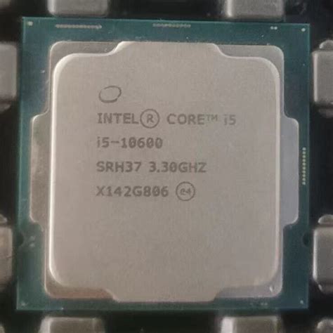 Used Intel Core I5 10600 6 Core SRH37 3 30Ghz LGA 1200 Desktop CPU
