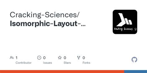GitHub Cracking Sciences Isomorphic Layout Generator