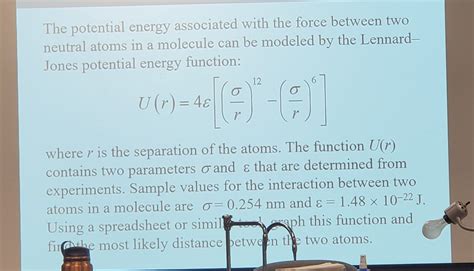 Solved The Potential Energy Associated With The Force