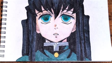 Easy Anime Drawing How To Draw Muichiro Tokito Demon Slayer Mist
