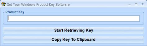 Get Your Windows Product Key Software