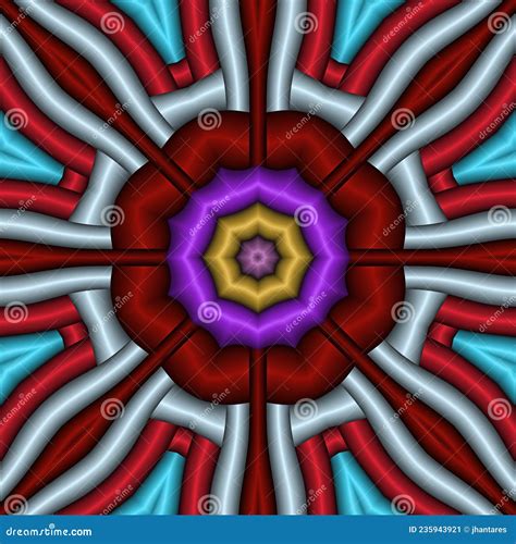3d Octagonal Geometric Graphic Stock Illustration Illustration Of