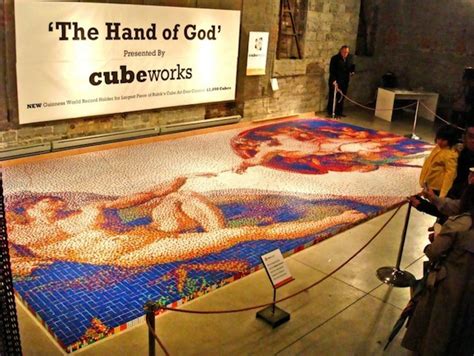 Mosaic Art With Rubiks Cubes Fubiz Media