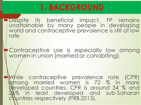 INTER SPOUSE COMMUNICATION AND CONTRACEPTIVE BEHAVIOR IN CAMEROON A COUPLE BASED ANALYSIS