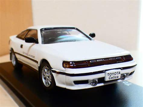 【中古】hachette アシェット 143 国産名車コレクション トヨタ セリカ Toyota Celica Gt Four 1986 白