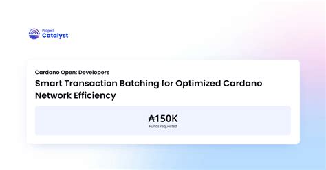 Smart Transaction Batching For Optimized Cardano Network Efficiency