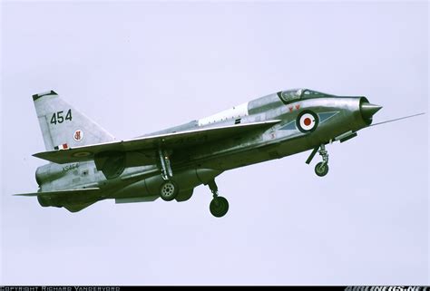 English Electric Lightning T5 Uk Air Force Aviation Photo