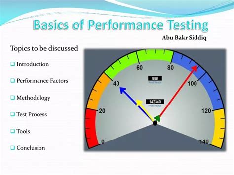 ppt basics of performance testing powerpoint presentation free