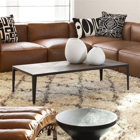 Moderner Couchtisch SANDS FLAMANT Porzellan Gestell Aus Eisen