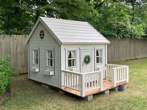 Playhouse Snowy Owl 8x8 Wooden Outdoor Playhouse Playhouse Outdoor