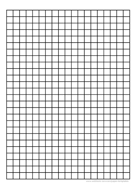 Webtools 1cm Graph Paper Printable