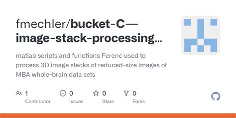 Github Fmechlerbucket C Image Stack Processing Cuts Videos
