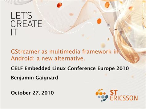 Ppt Gstreamer As Multimedia Framework In Android A New Alternative Powerpoint Presentation