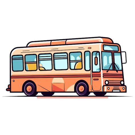 Premium Vector Bus Vector Illustration
