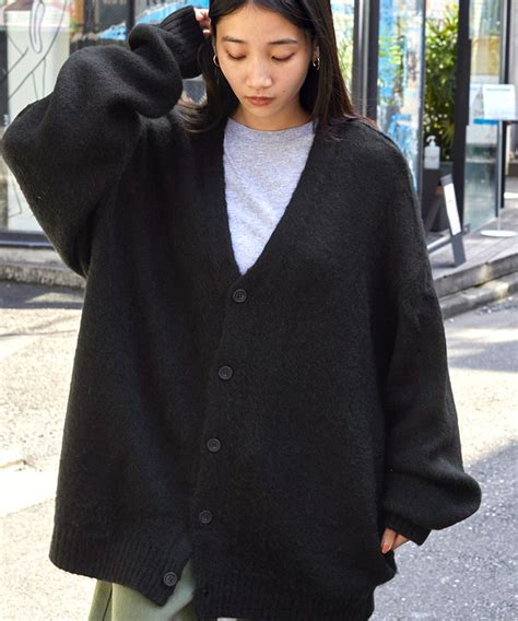 モヘアライクカラーリングニットオーバールーズカーディガン Mono Mart│mono Mart モノマート 公式オンラインストア