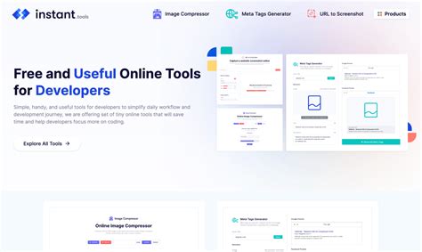 Instant Tools Set Of Free Developer Tools Resource Fyi