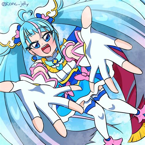 キュアホークプリキュアシリーズ20周年 on Twitter RT tone jelly キュアスカイを描くのは健康に良い