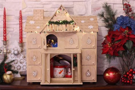 Адвент календар деревяний Різдвяний будиночок великий 2 200 грн Інші ігрові набори Борщів